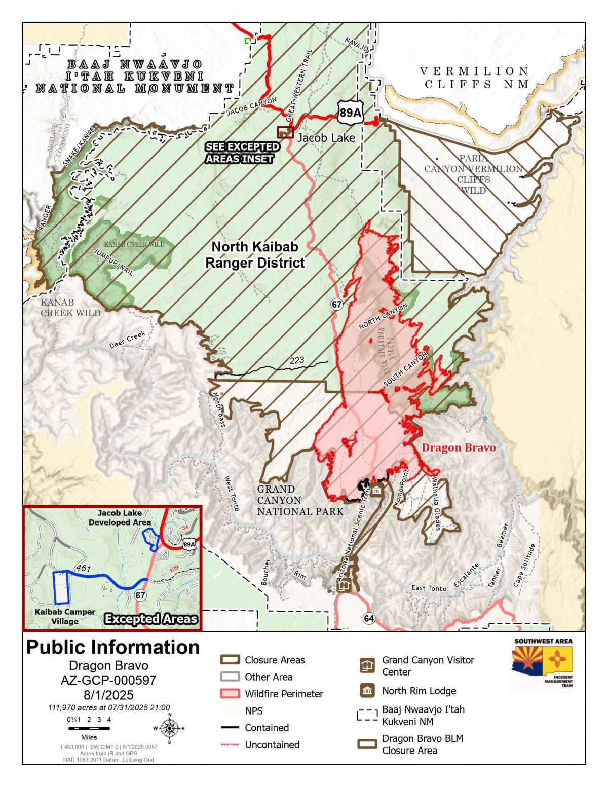 Fredonia Declares State of Emergency as Dragon Bravo Fire Becomes ...